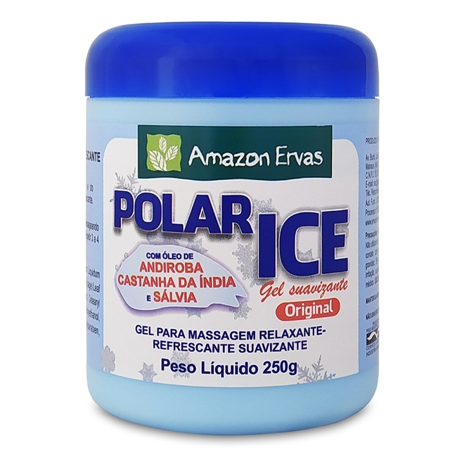 Polar Ice AmazonErvas Gel para Massagem 250g - Polar Ice AmazonErvas ...