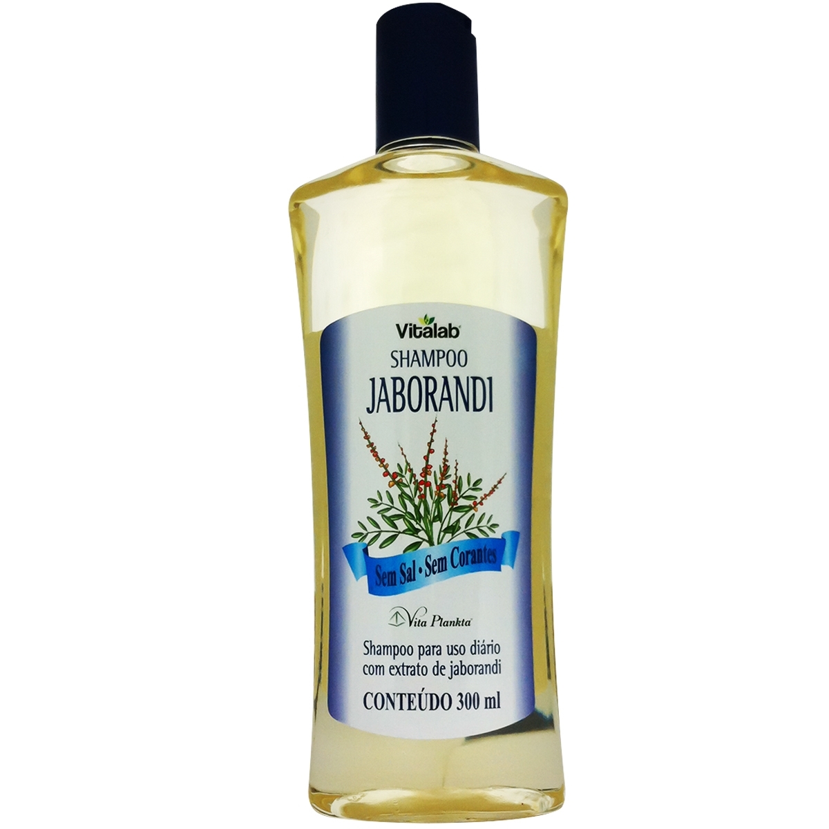 Shampoo Jaborandi Sem Sal e Sem Corantes Vitalab 300mL - Shampoo ...