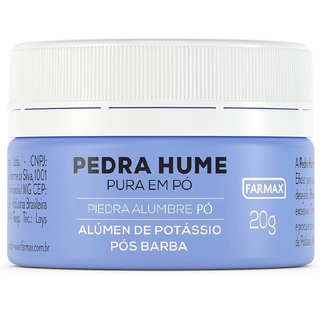 Pedra Hume Pura em Pó Farmax 20g - Pedra Hume Pura em Pó Farmax 20g ...