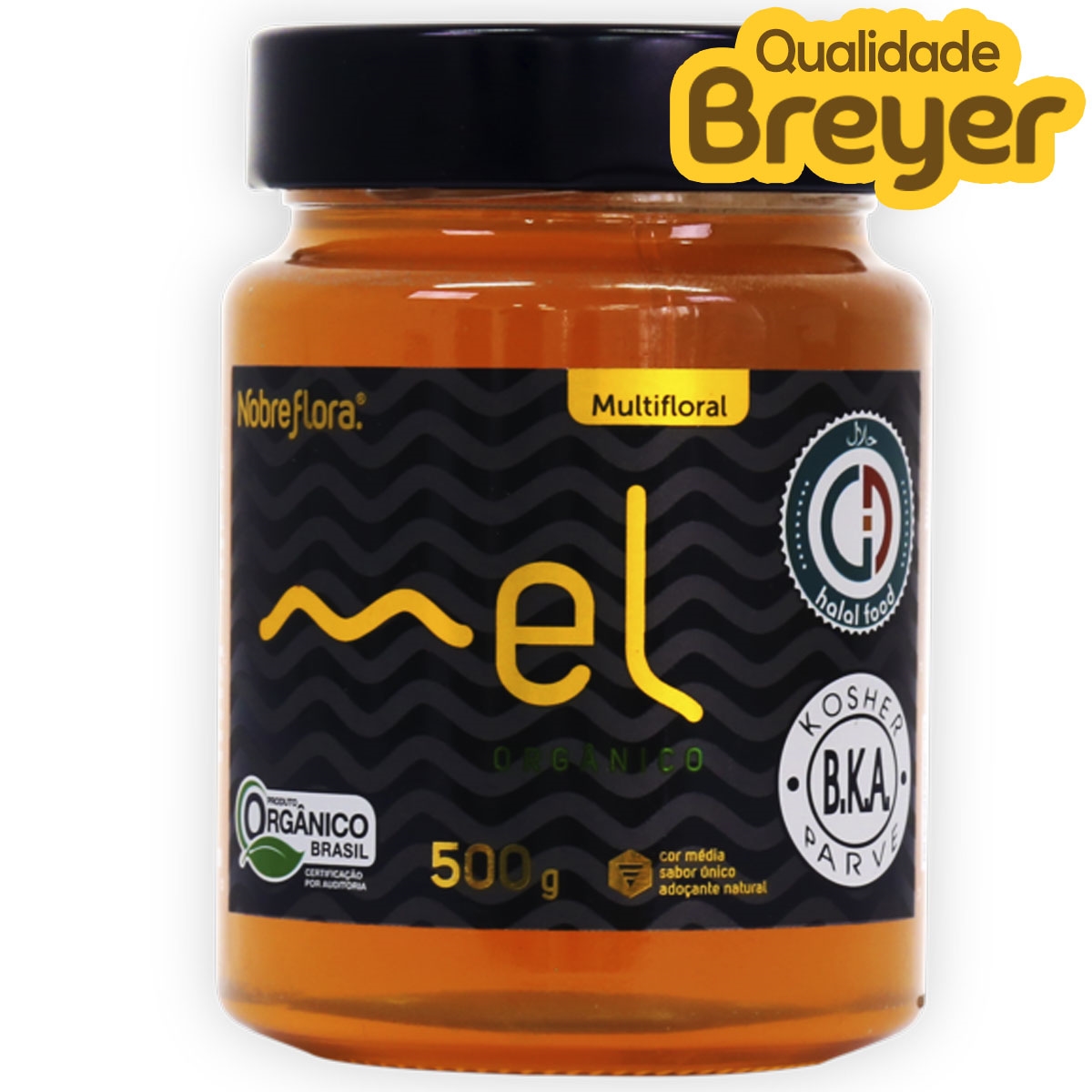 Mel Orgânico Multifloral Nobreflora Breyer 500g - Mel Multifloral ...