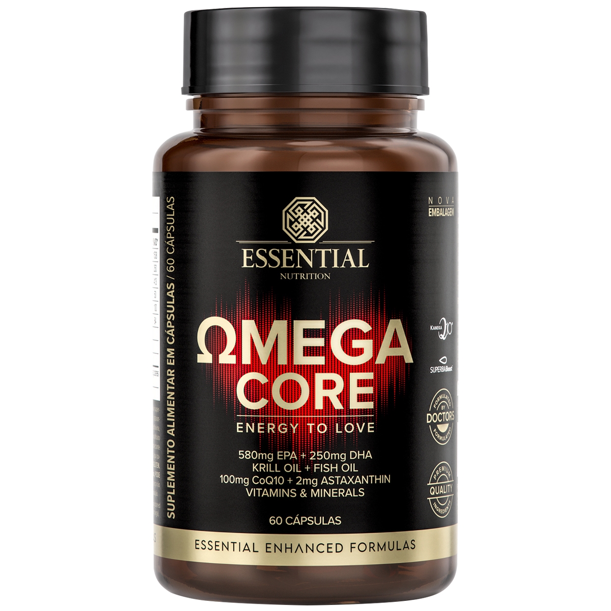 Ômega Core Essential Nutrition 60 Cápsulas - Ômega Core Essential ...