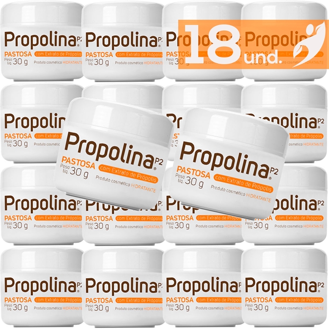 Kit 18 Pomada Propolina P2 Pastosa com Extrato de Própolis 30g - Kit 18 ...