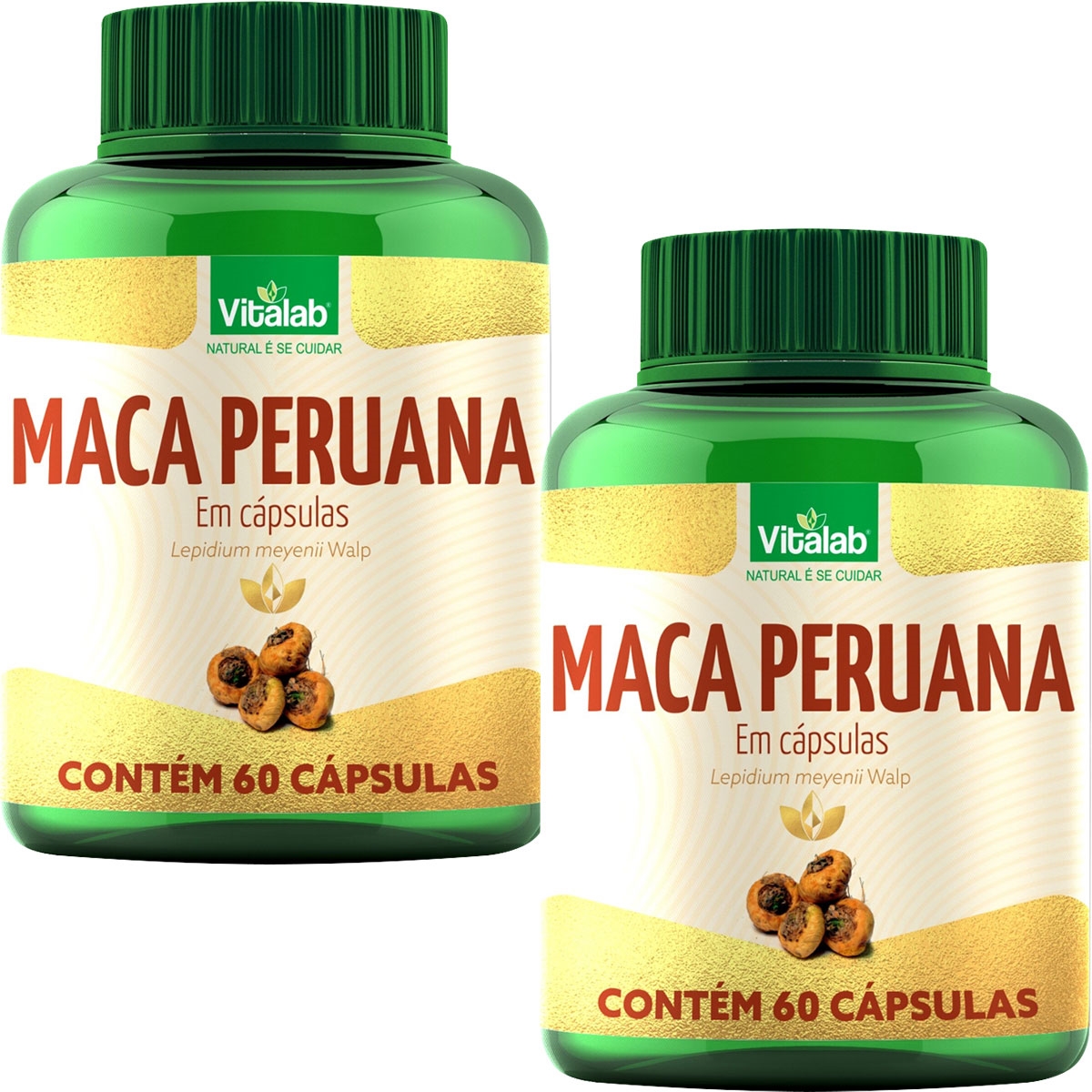 Kit 2 Maca Vitalab 60 Cápsulas - Kit 2 Maca Vitalab 60 Cápsulas - VITALAB