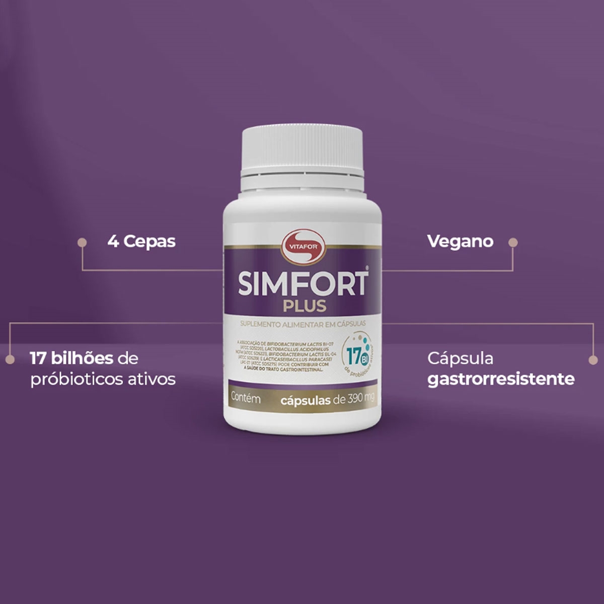 Simfort Plus Vitafor 30 Cápsulas - Simfort Plus Vitafor 30 Cápsulas ...