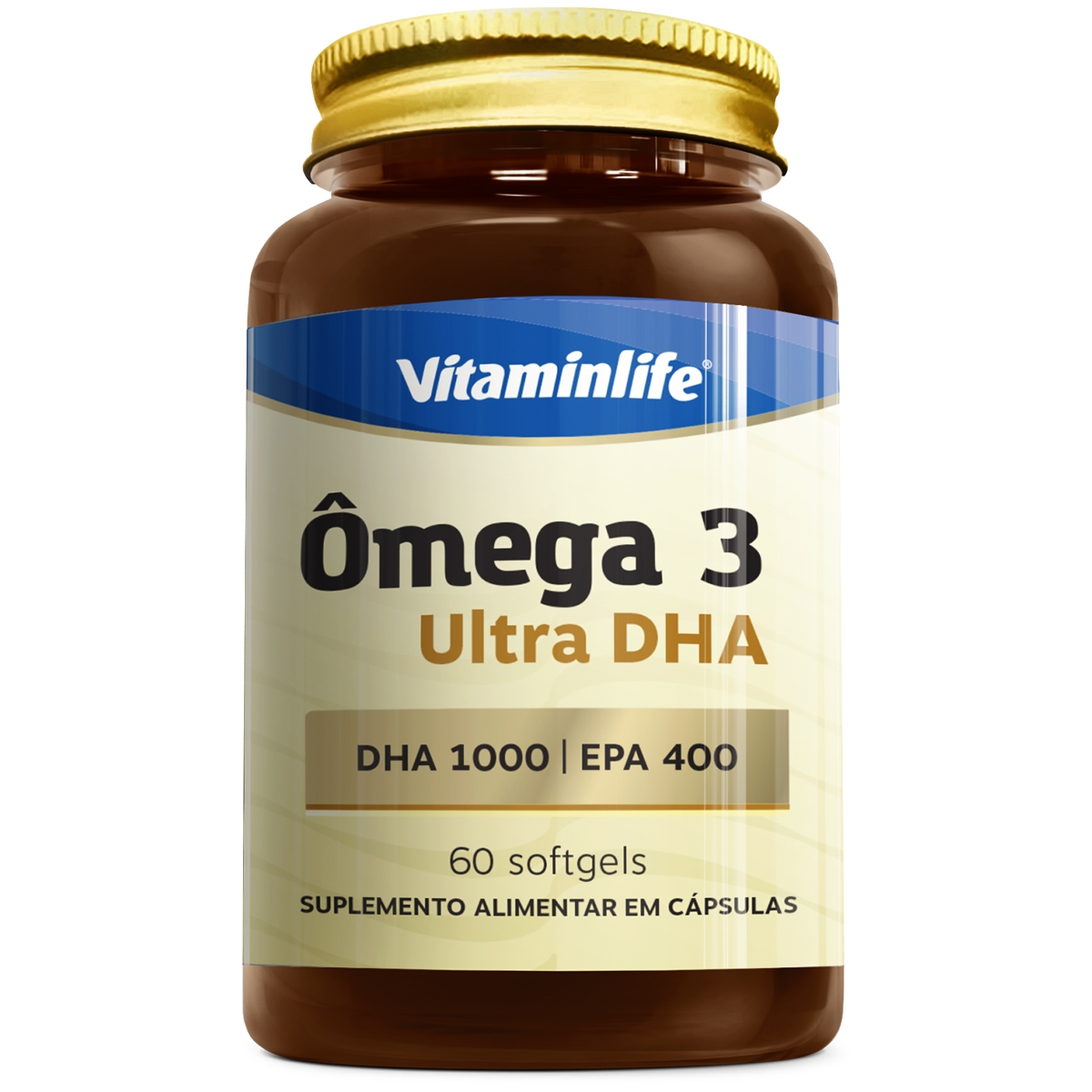 Ômega 3 Ultra DHA Vitaminlife 60 Cápsulas - Ômega 3 Ultra DHA ...