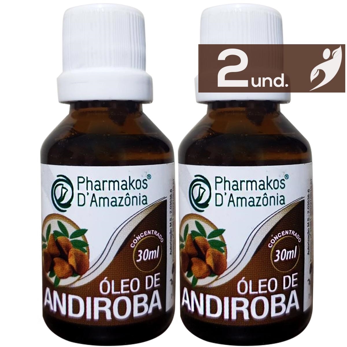 Óleo de Andiroba Pharmakos 30mL - Kit 2 Óleo de Andiroba Pharmakos 30mL ...