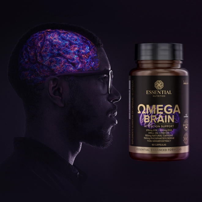 Ômega Brain Essential Nutrition 60 Cápsulas - Ômega Brain Essential ...