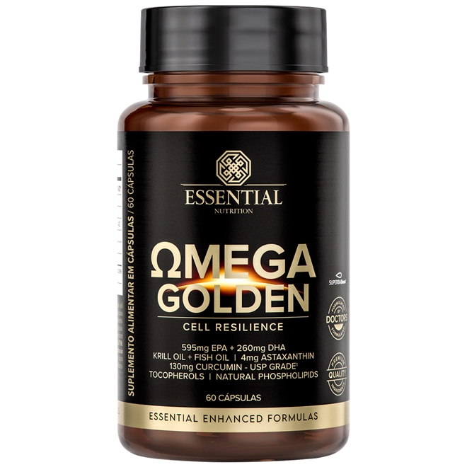 Ômega Golden Essential Nutrition 60 Cápsulas - Ômega Golden Essential ...