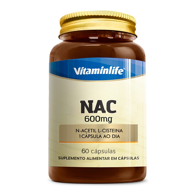 Nac Vitaminlife 60 Cápsulas - Nac Vitaminlife 60 Cápsulas - VITAMINLIFE