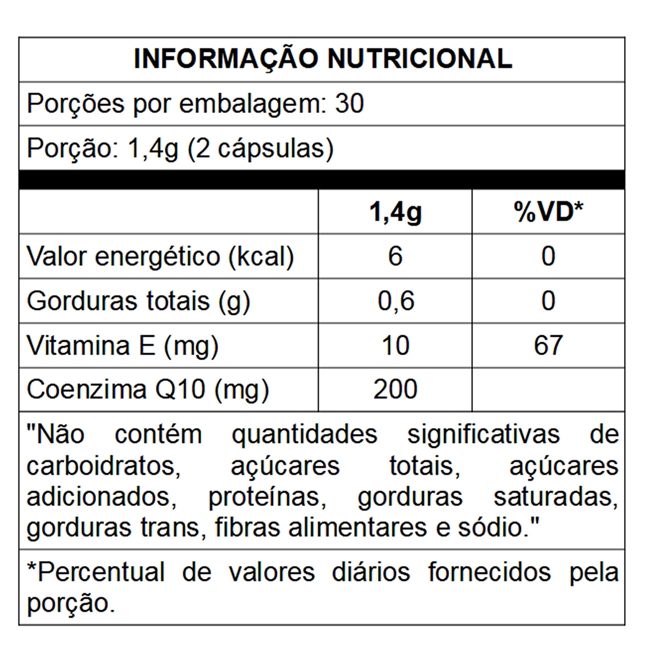 Kit 2 Coq10 200mg Vitamina E com TCM Sunflower 60 Cápsulas - Kit 2 ...